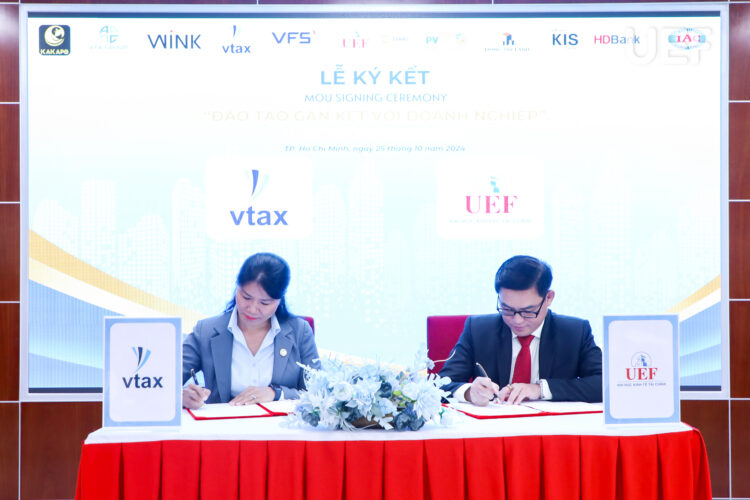 VTAX KÝ MOU CHÍNH THỨC HỢP TÁC VỚI TRƯỜNG ĐẠI HỌC KINH TẾ TÀI CHÍNH ...